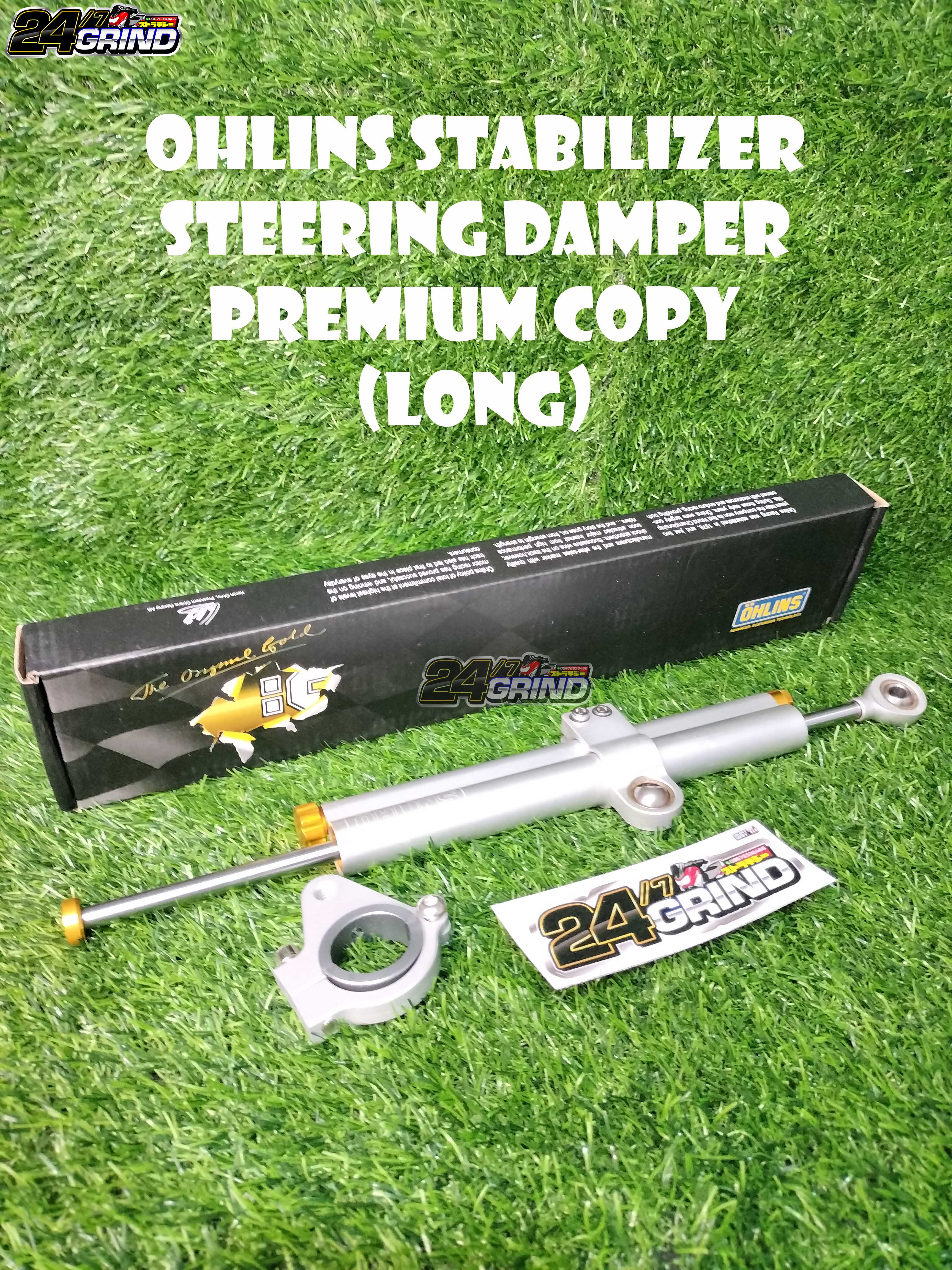 OHLINS STEERING DAMPER STABILIZER WITH BRACKET THAILAND MADE UNIVERSAL ...