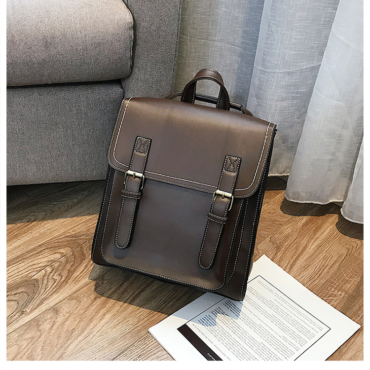 2022 Retro British Backpack New Women's Bag Women's Korean-Style Simple ...