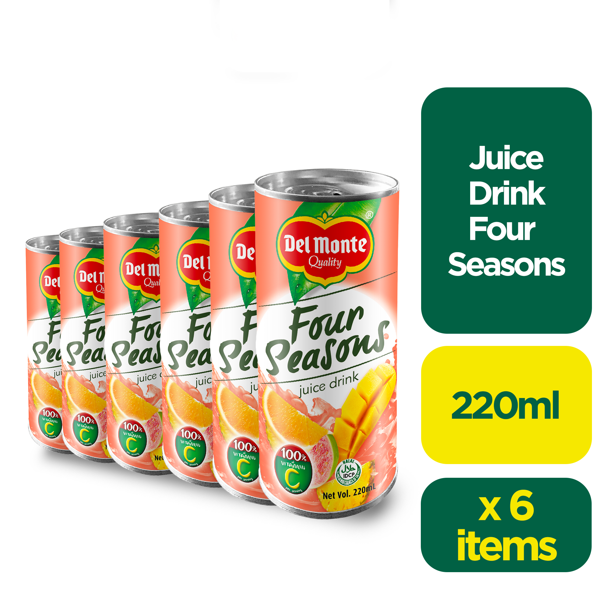 DEL MONTE Four Seasons Juice Drink for Refreshing Fruity Goodness ...