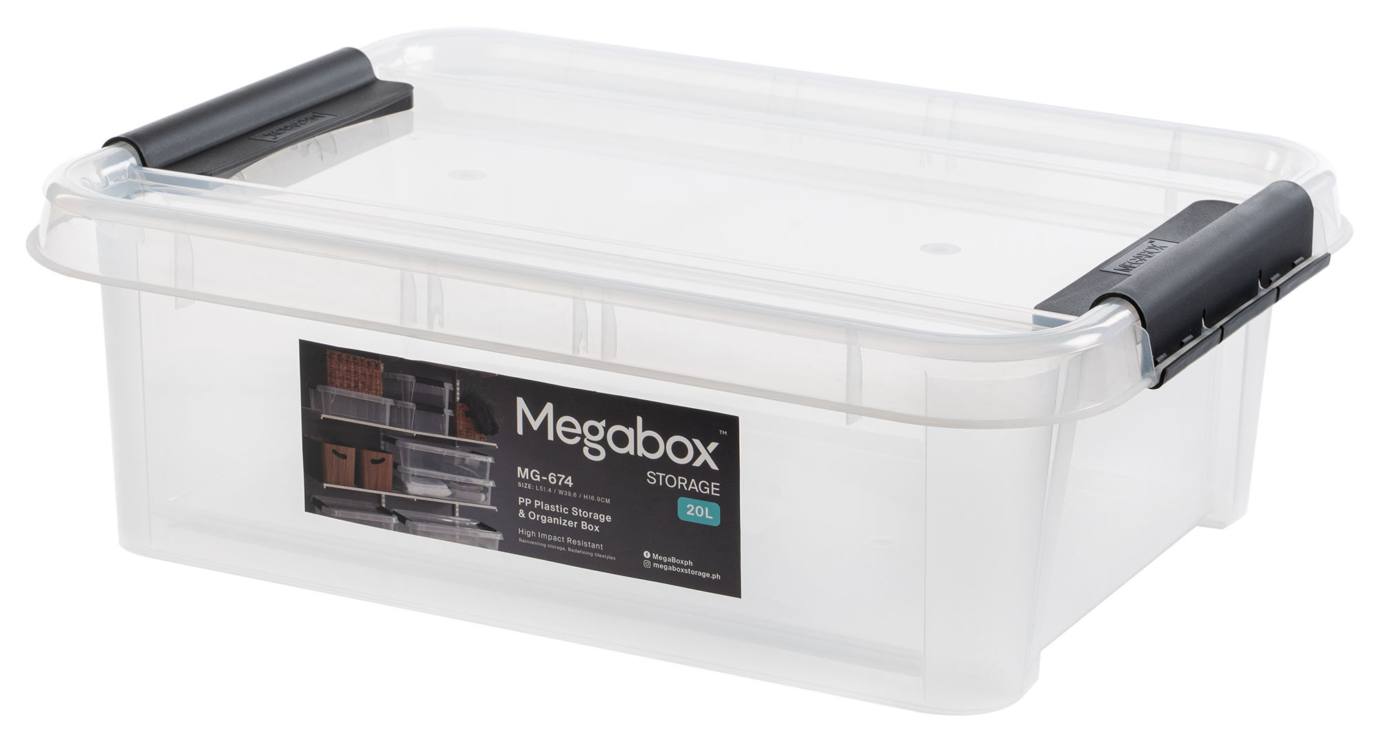 MEGABOX Storage Box - Clear | Lazada PH