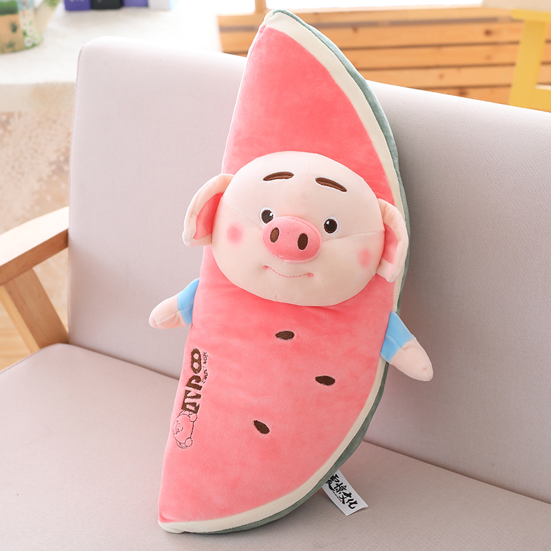 Genuine pig Xiao Pi doll plush toy long pillow girl sleeping with you ...