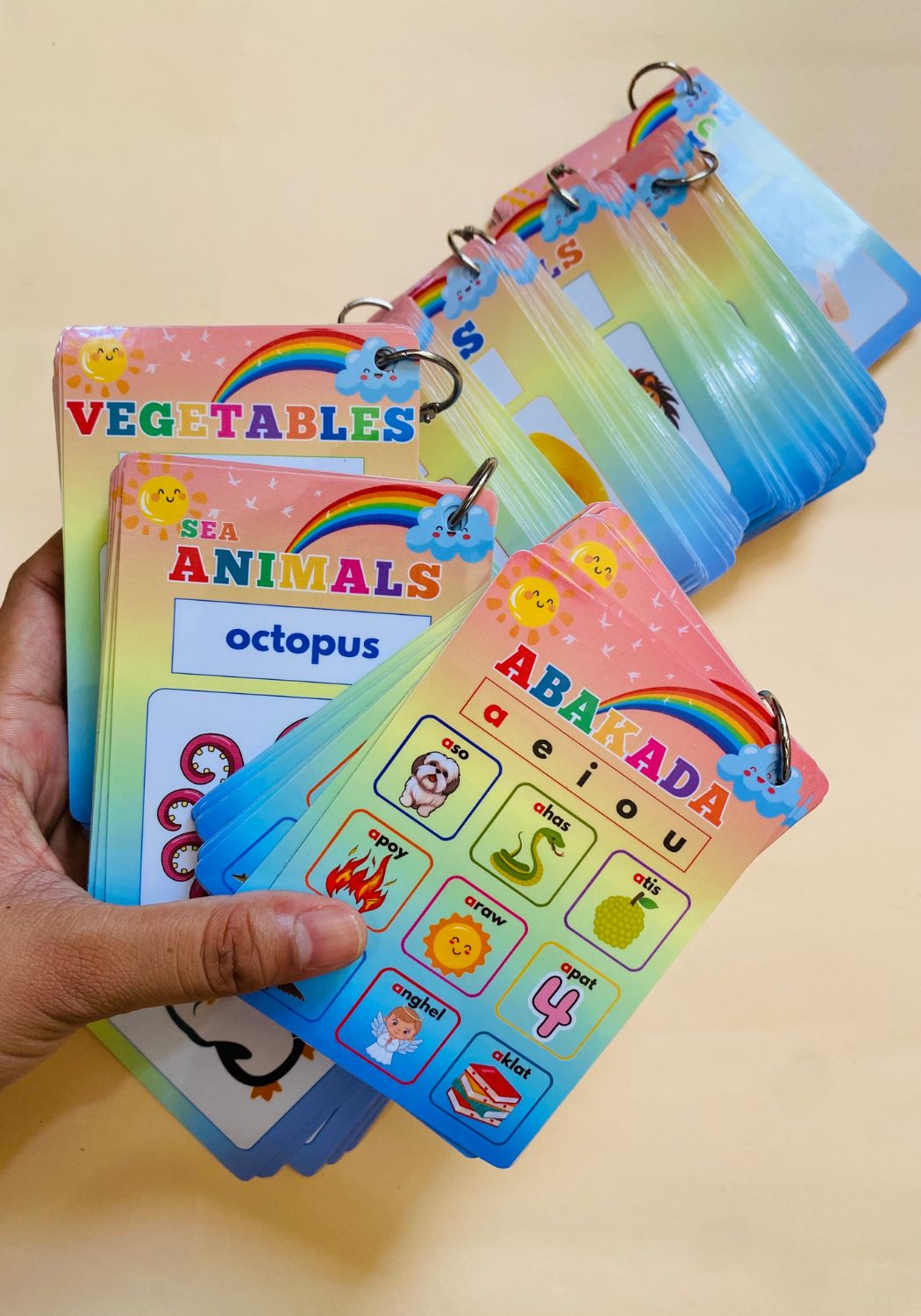 ABAKADA Laminated Flash Cards, Learning Flash Cards for kids, ABAKADA ...