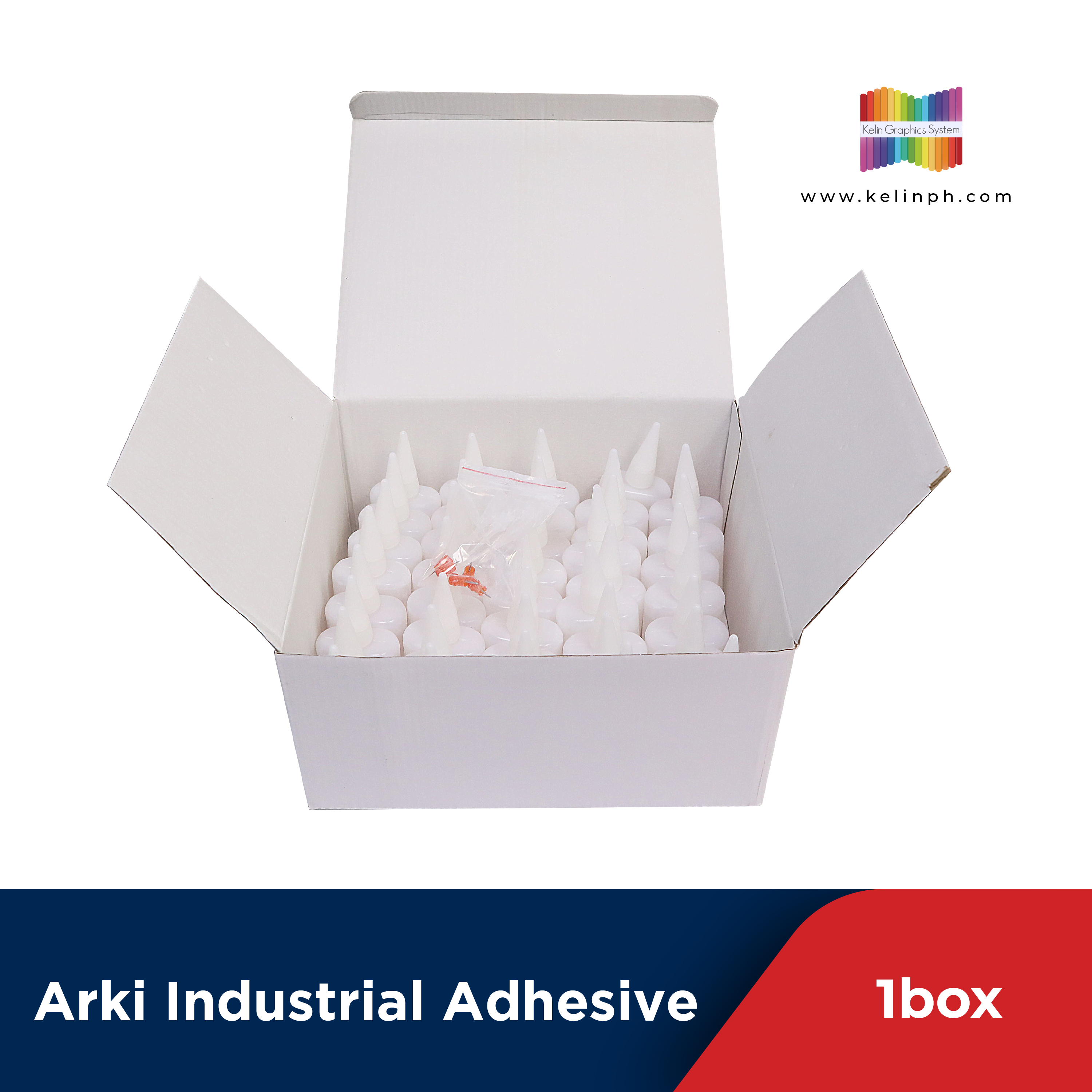KGS ARKI Industrial Adhesive Glue 30g | 40pcs/ 1Box | Applicable for Metal, Wood, Leather Etc ...