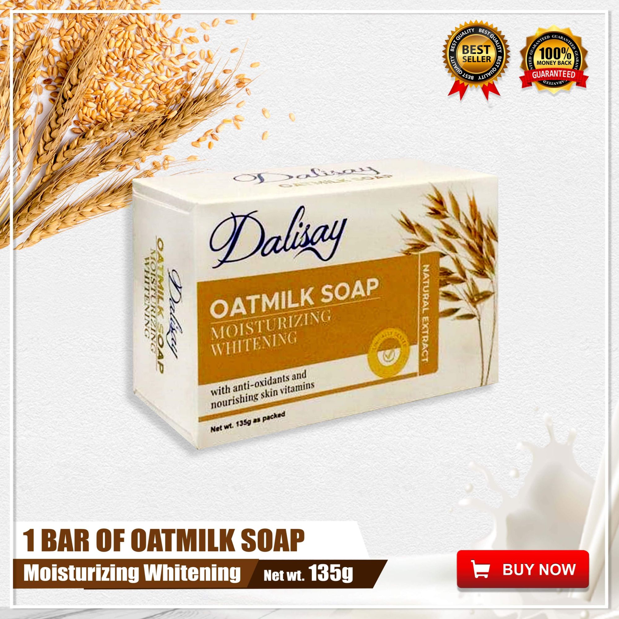Dalisay Oatmilk Soap 135g ( Buy 1 Take 1 ) | Lazada PH