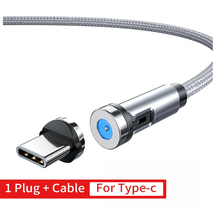 540 Rotate Cable Magnetic Charger Rotatable Charger For Android Micro ...