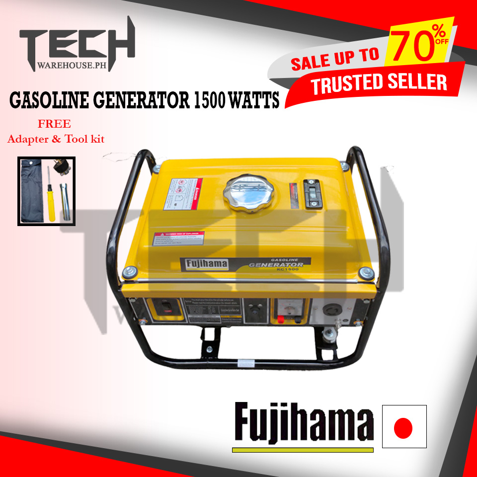 Fujihama Gasoline Generator 1500 Watts | Lazada PH