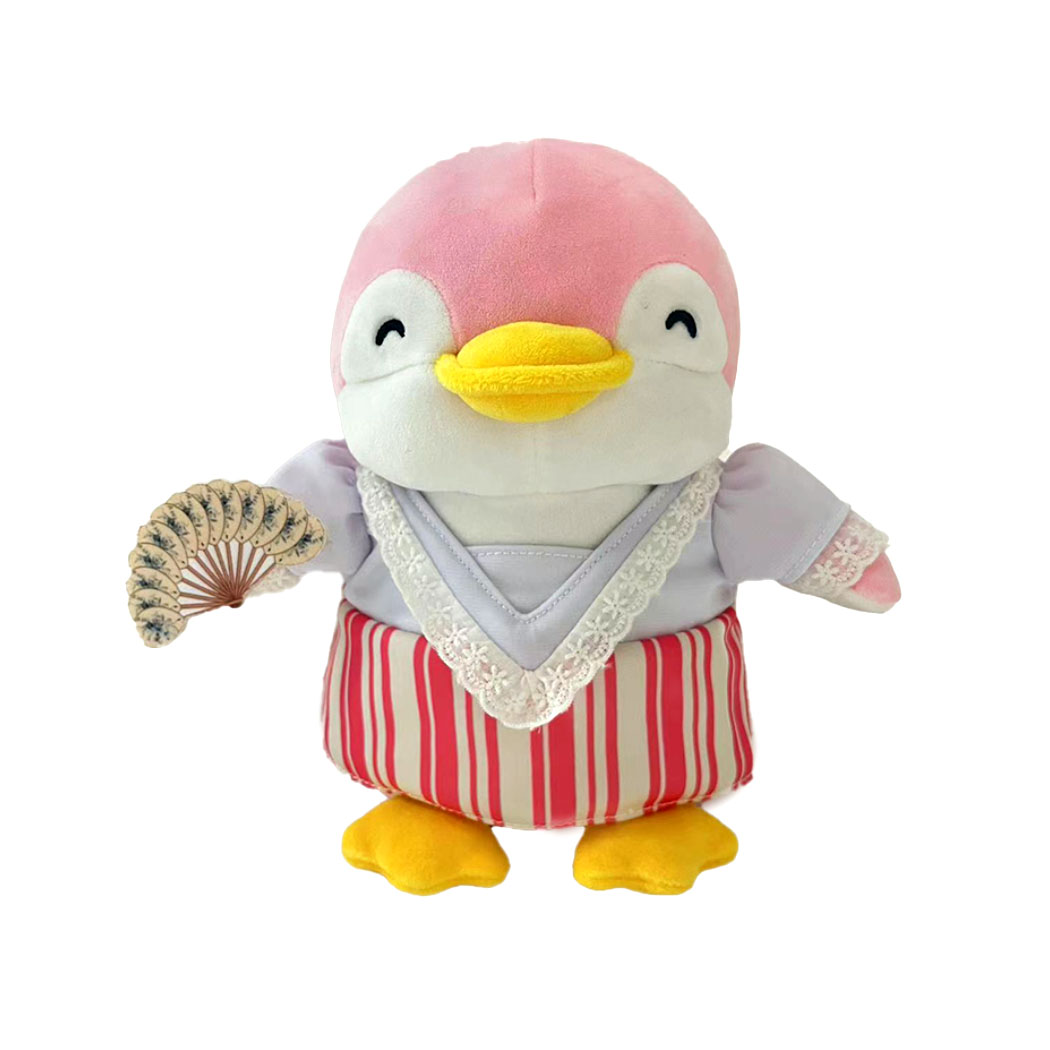 Miniso Penguin Plush Toy - Stuffed Toys Penguin Blue and Grey Pink ...