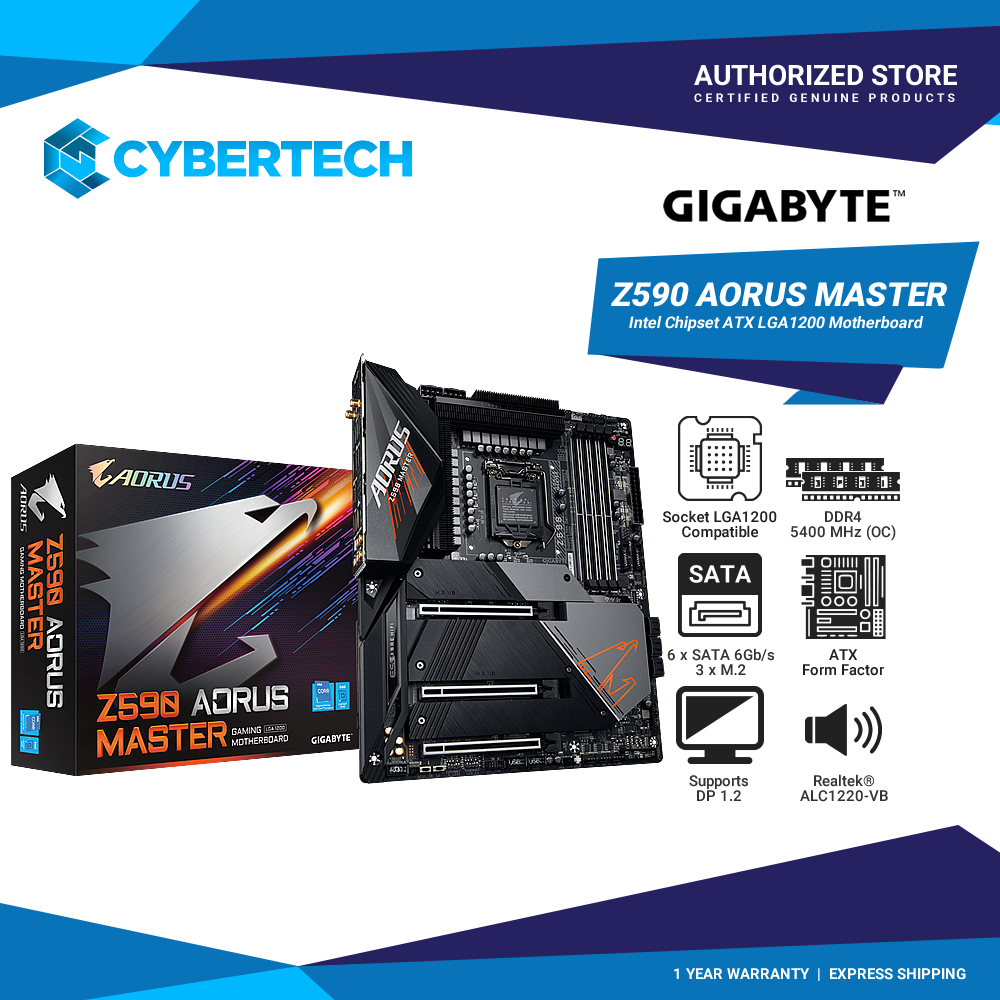 AORUS GA-Z590-AORUS-MASTER MOTHERBOARD | Lazada PH