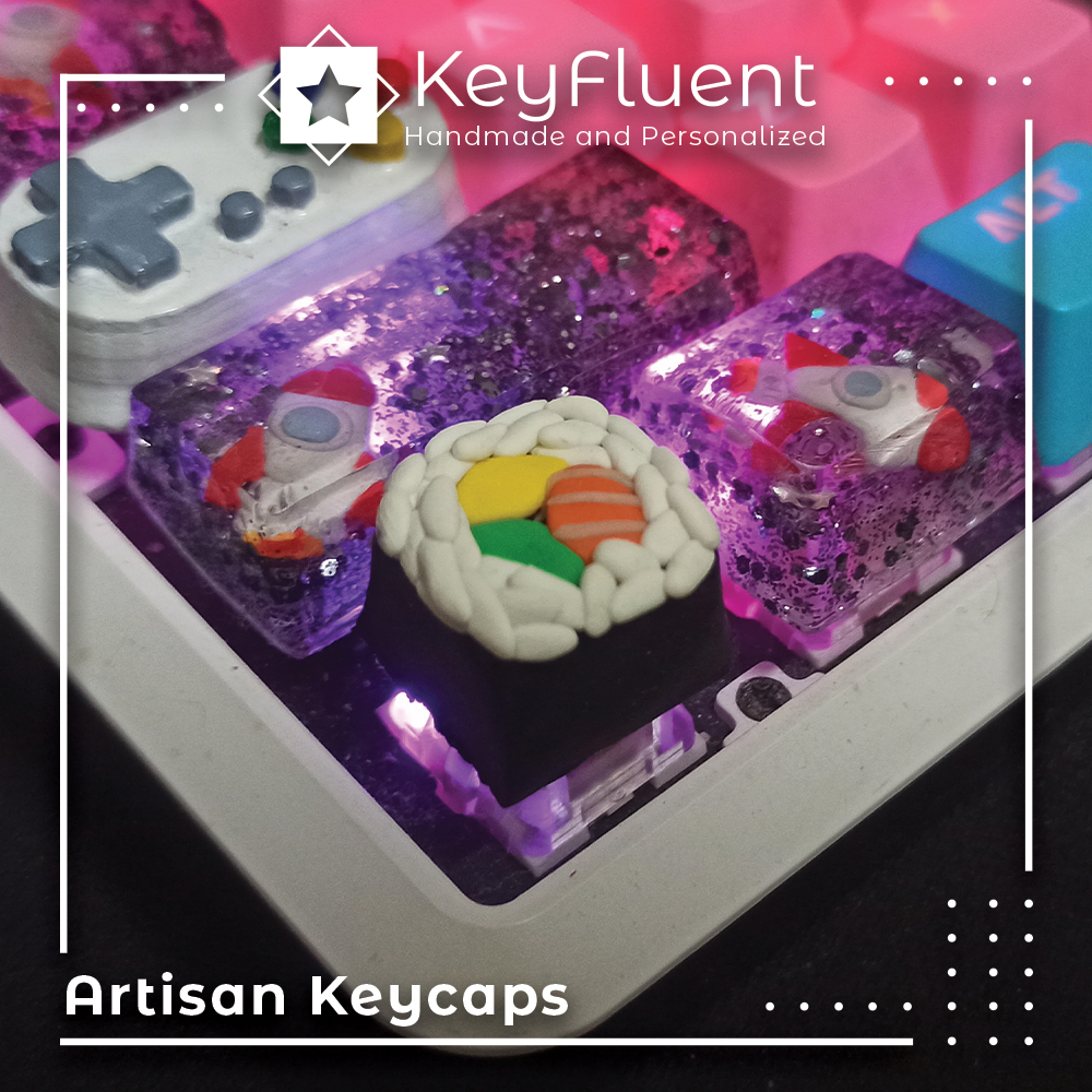 Sushi, Maki inspire Polymer Clay Keycap for Mechanical Keyboard | Lazada PH