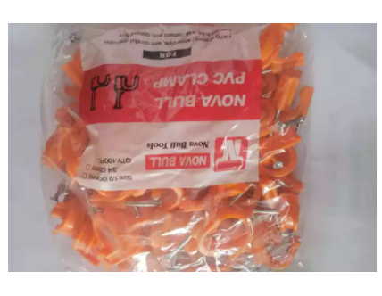 PVC CLAM BLUE AND ORANGE AND WHITE #1/2 #3/4 #1 | Lazada PH