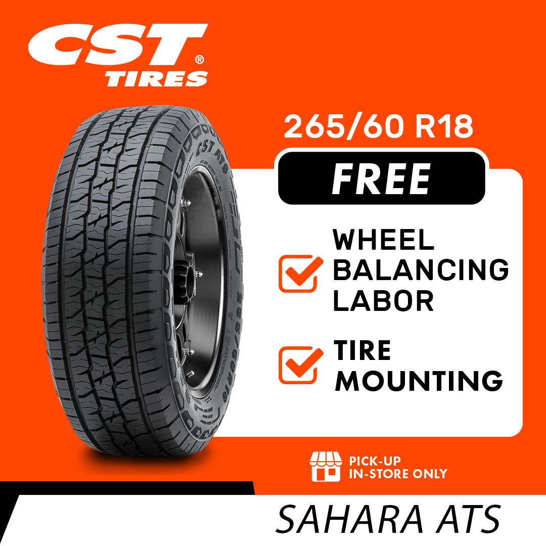 [E-VOUCHER] CST 265/60 R18 [SAHARA ATS] | Lazada PH