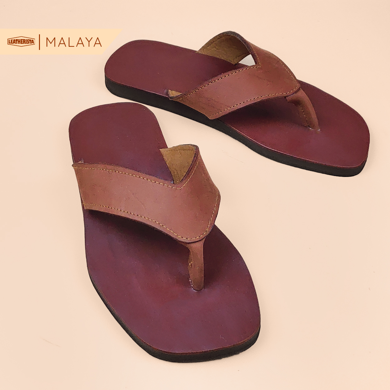 Leatherista Lokal Malaya (Leather Slippers for Women) | Lazada PH