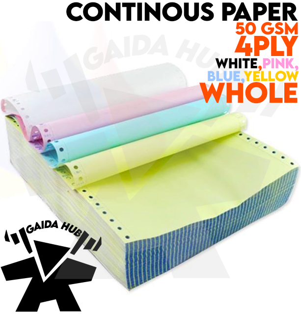 2ply, 3ply, 4ply Carbonless Continuous Computer Form 9.5X11inches | 9.5 ...