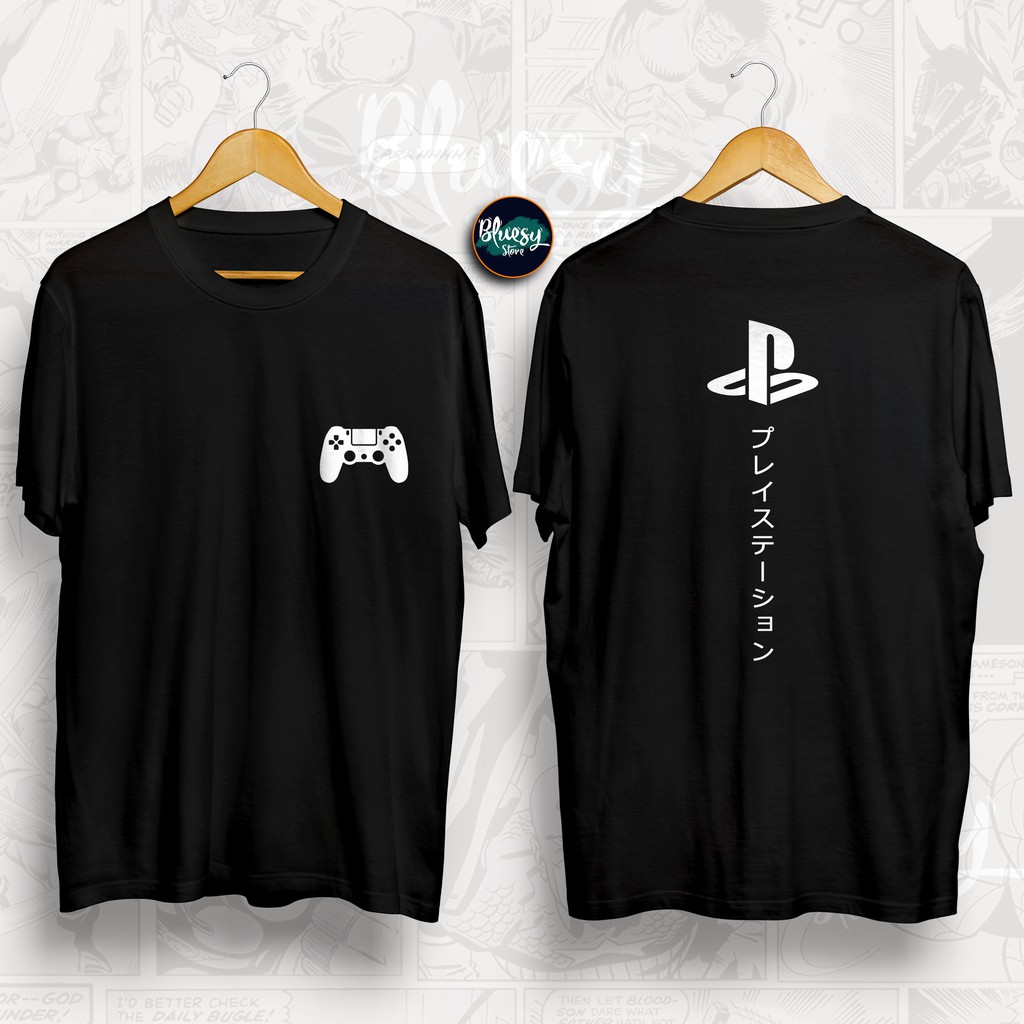 Playstation T-shirt Logo Gaming Ps1 Japanese Culture T-shirt / Ps ...