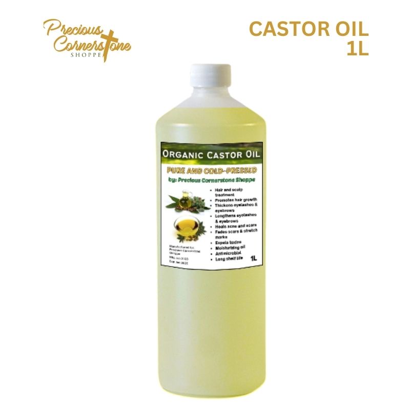 Ultimate 1 Liter | 500ml Castor Oil Hexane-Free 100% PURE COLD-PRESSED ...