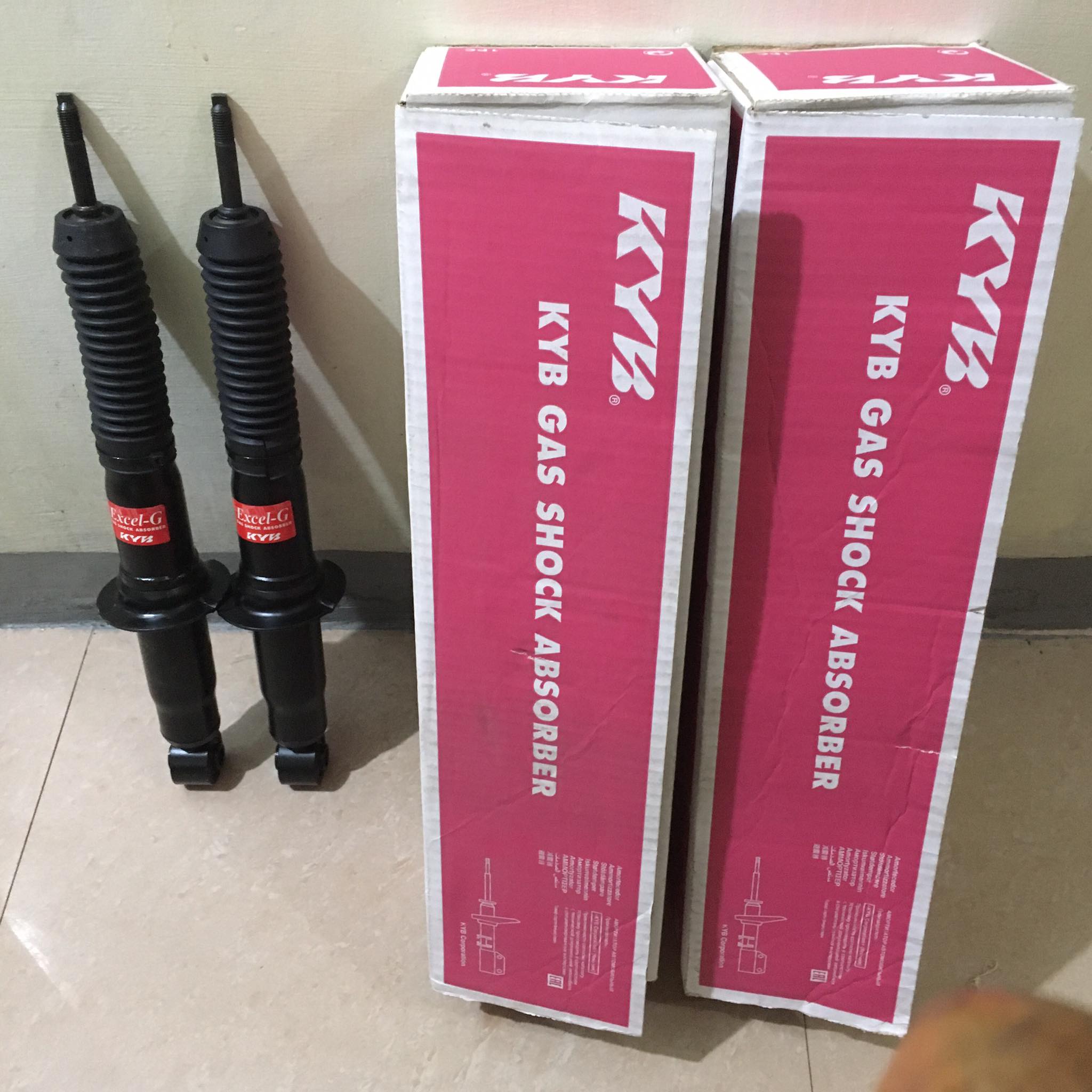 2 PIECES ORIGINAL KYB FRONT SHOCK ABSORBER FOR TOYOTA LAND CRUISER ...
