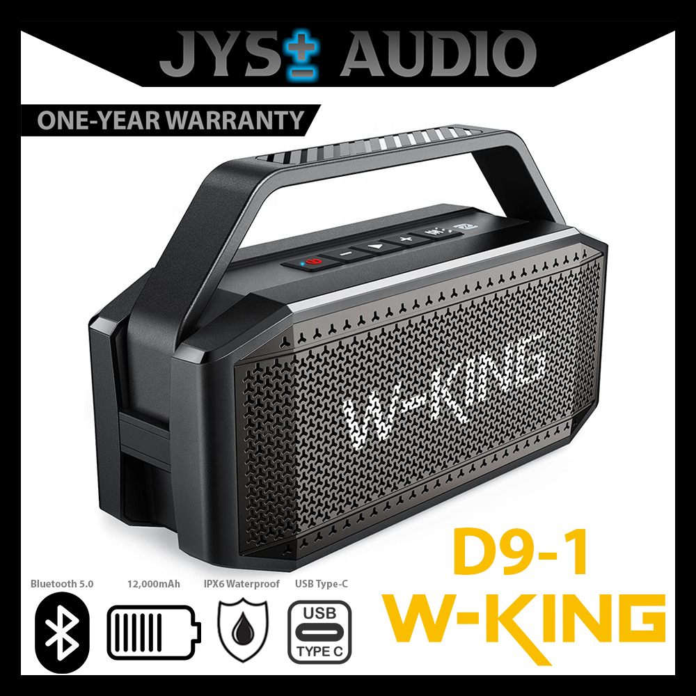 W-KING D9-1 60Watts Portable True Wireless Stereo Waterproof Bluetooth Speaker | Lazada PH