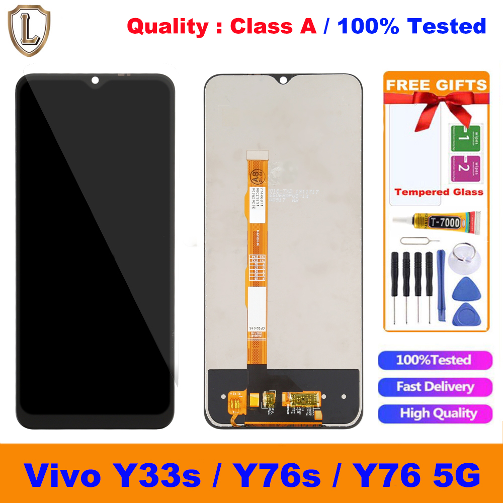 100% Tested Original LCD For Vivo Y33s LCD Display Y76s / Y76 5G LCD ...