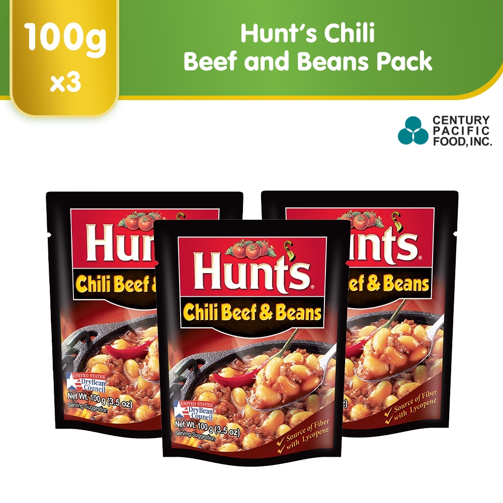 Hunt's Chili Beef and Beans Pack of 3 | Lazada PH