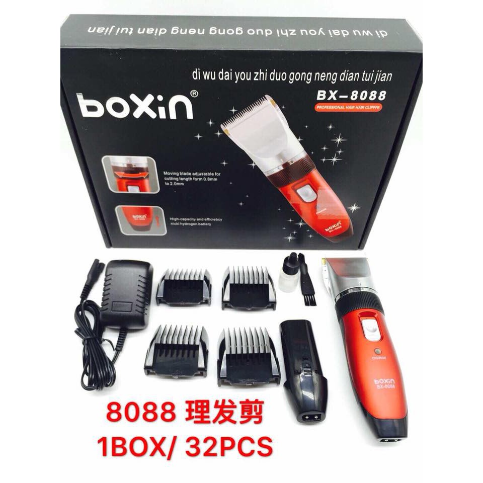 【READY STOCK】 ♟BOXIN 8088 Quiet Hair Clippers Cordless Rechargeable ...