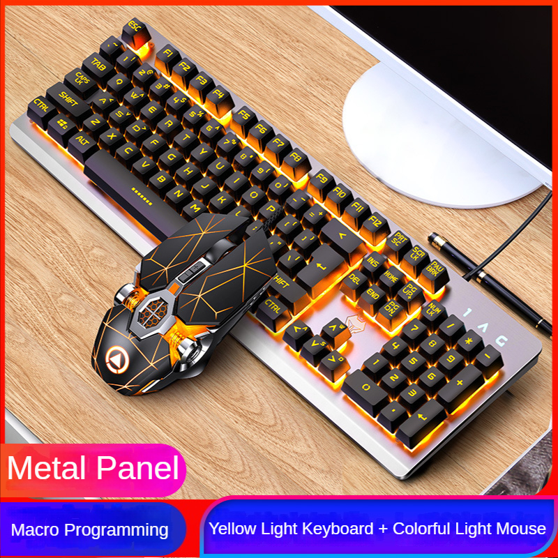 GX2 Wired Combo 104 Keys Mechanical Keyboard And Mouse Changeable ...