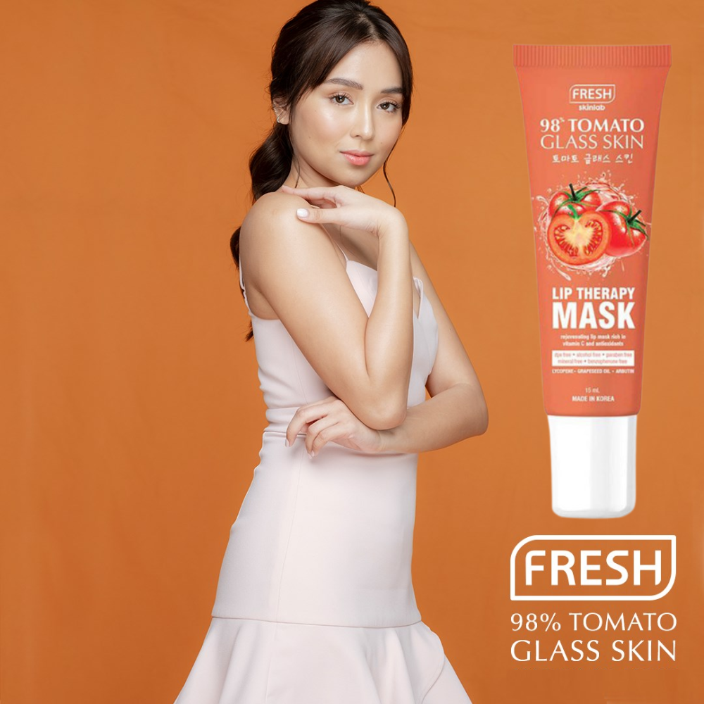 [FREE SHIPPING] FRESH SKINLAB TOMATO GLASS SKIN LIP THERAPY MASK 15ML ...
