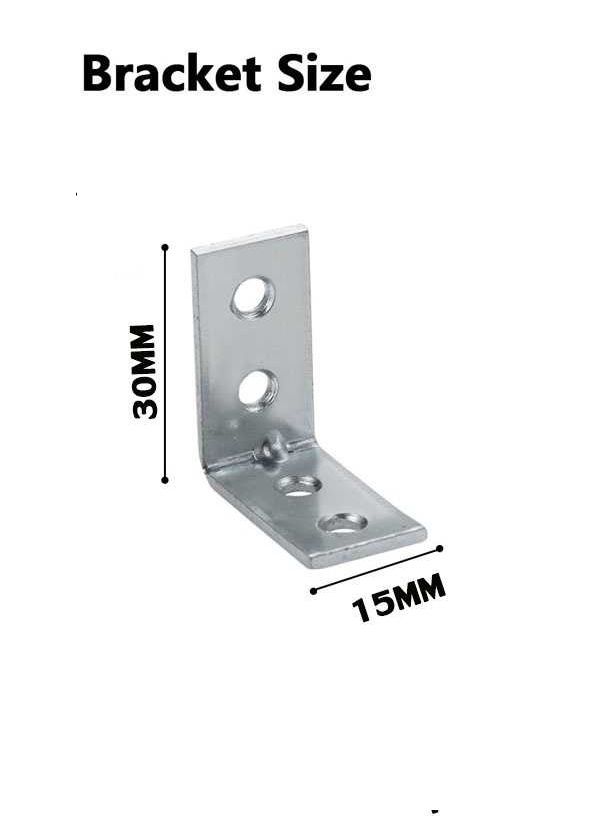 Stainless Steel 90 Degree Angle Bracket Corner Brackets Joint Bracket ...