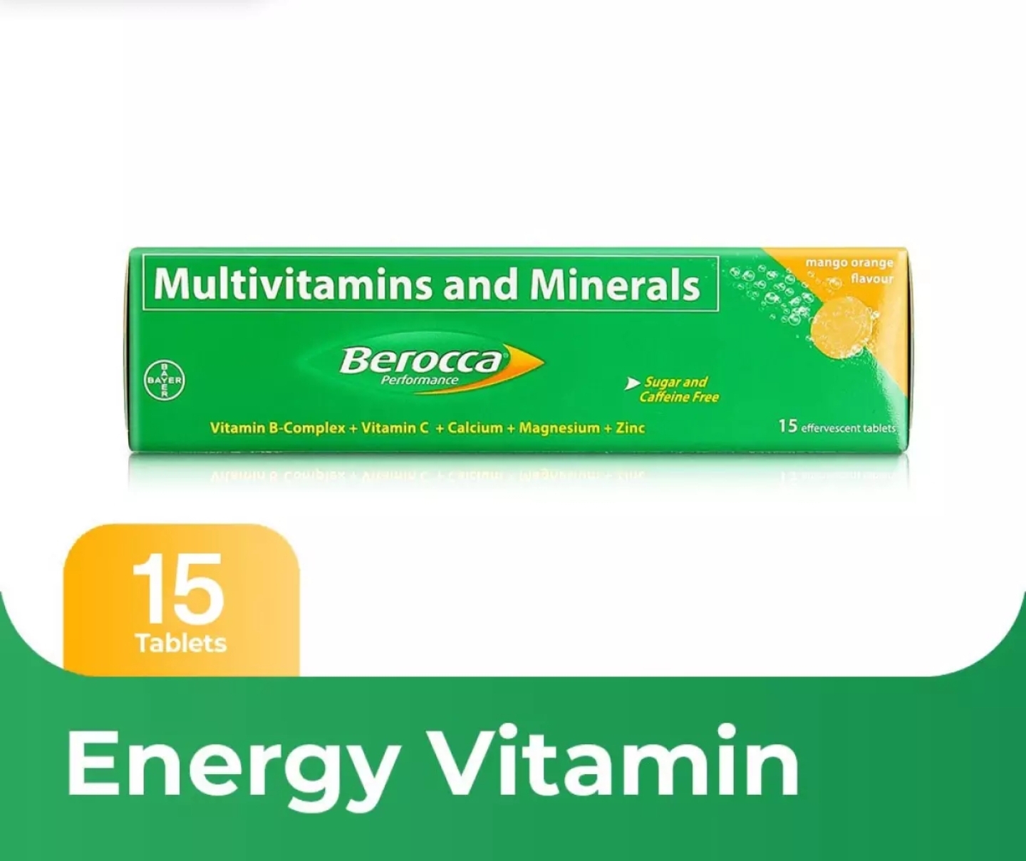 Berocca Orange Energy Vitamins Effervescent 15 Tablets | Lazada PH