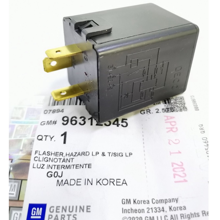 GM Flasher / Hazard & Turn Signal Relay for Chevrolet Optra / Chevrolet ...