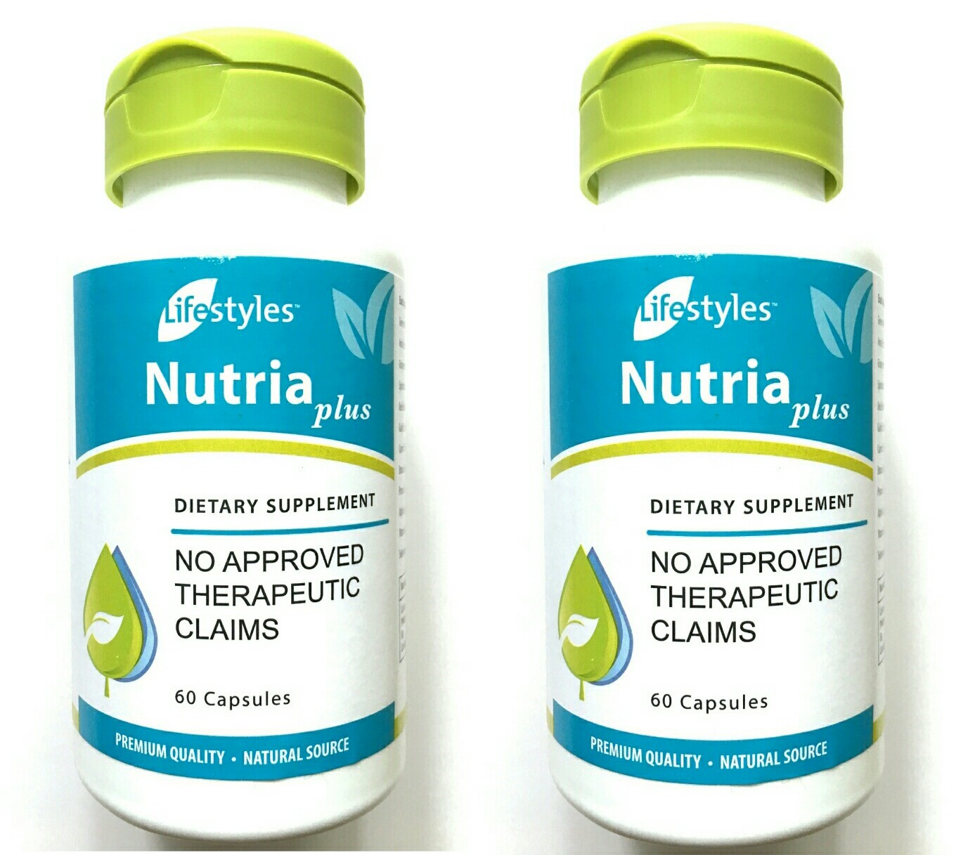Nutria plus - Powerful Antioxidant Supplement 60 Capsules (Duo) Made in ...