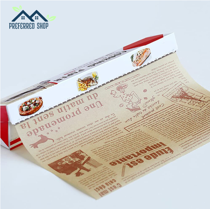 Preferred Shop Cooking Parchment Paper Roll Kitchens Non-Stick Baking ...