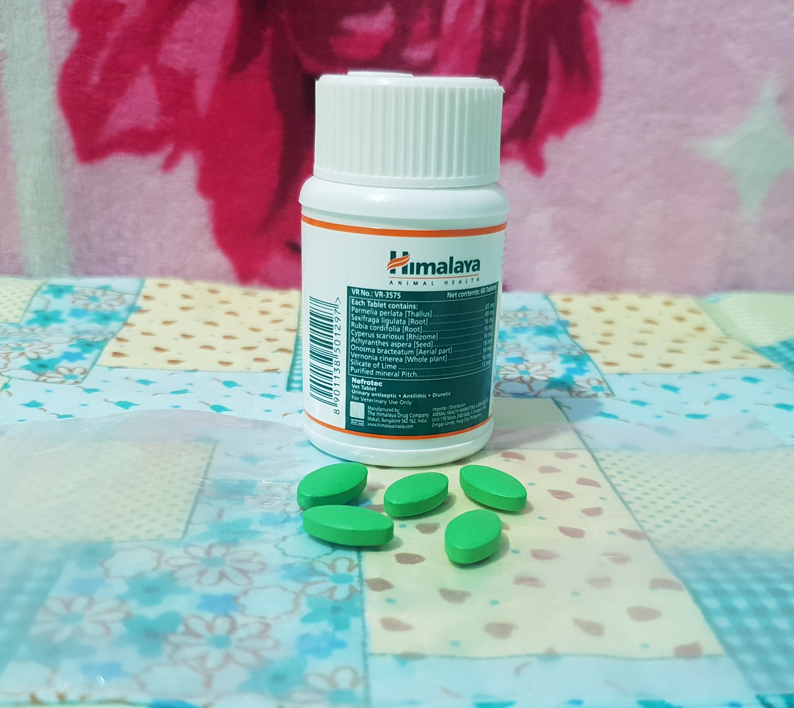 Himalaya Nefrotec Vet Tablet Kidney Supplement for dogs and cats 1 pc ...