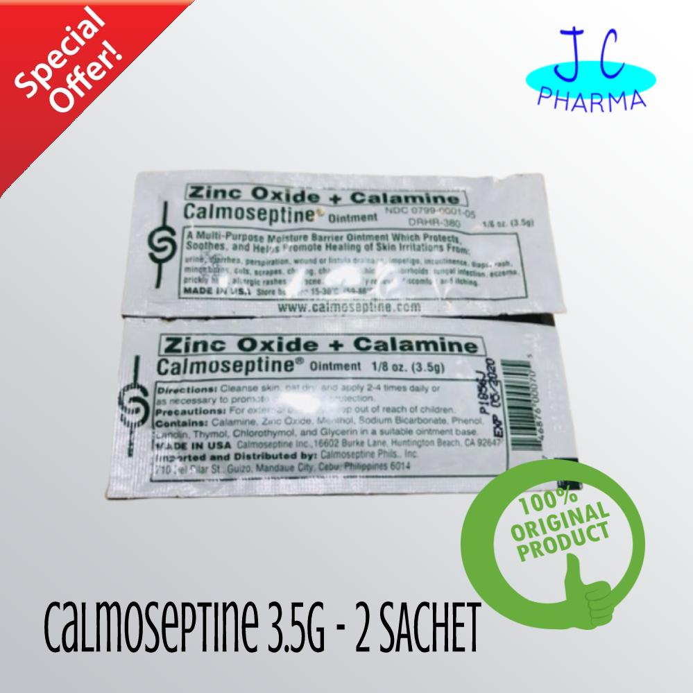 CALMOSEPTINE 3.5g (2 sachet) | Lazada PH