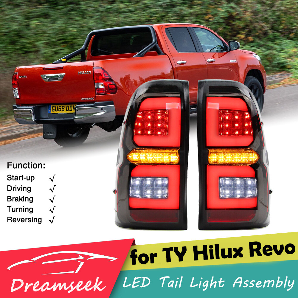 LED Tail Light Assembly for Toyota Hilux Revo 2015 2016 2017 2018 2019 ...