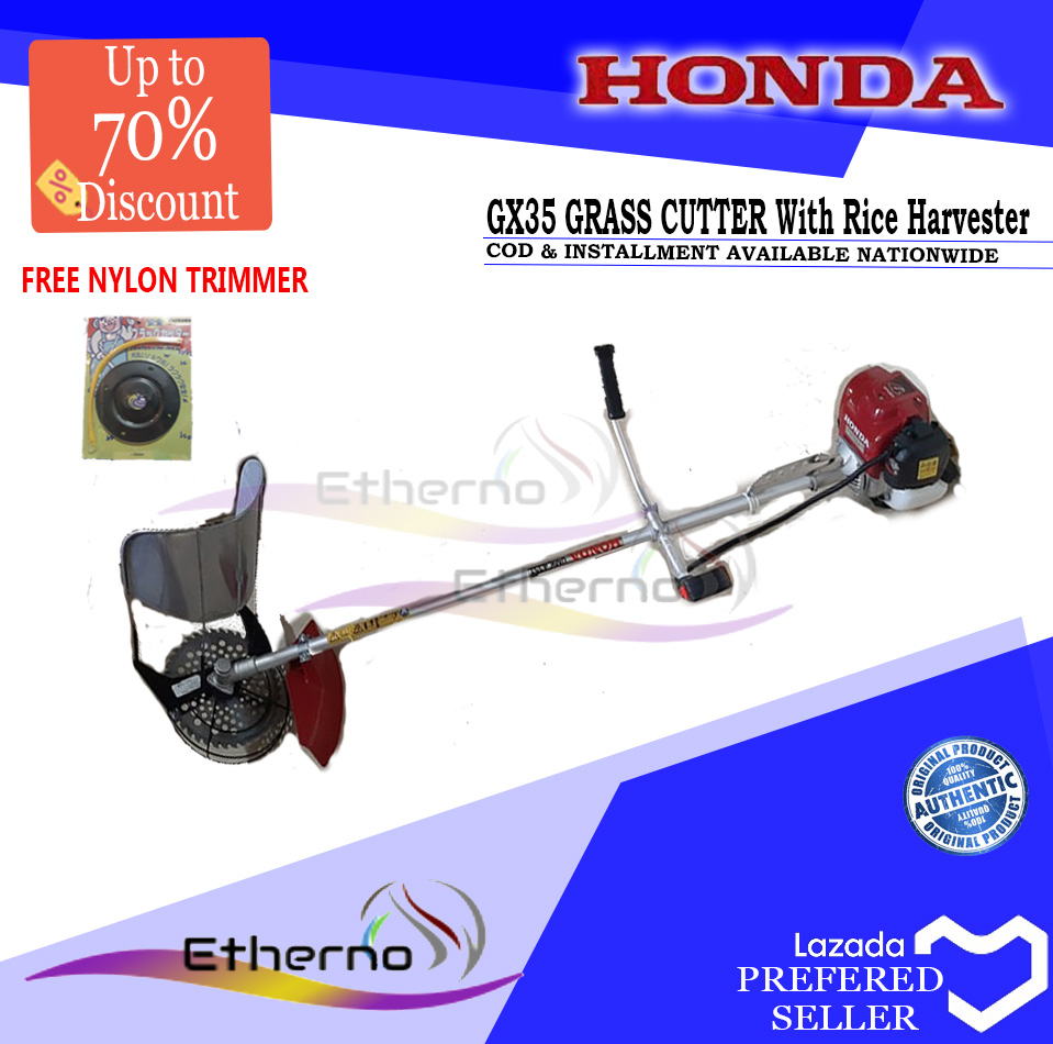 Honda Grass Cutter GX35 4 Stroke with HARVESTER | Lazada PH