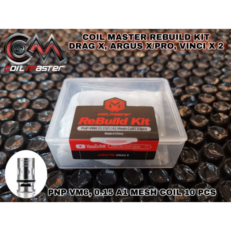 Coil Master Rebuild Kit Pnp Vm6 A1 mesh coils | Lazada PH
