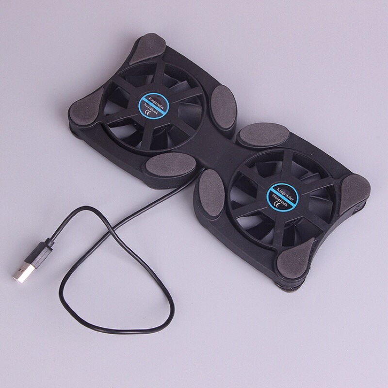 【Hot】 Super Mini Laptop Cooling Pad Dual Fan Foldable Octopus Notebook ...