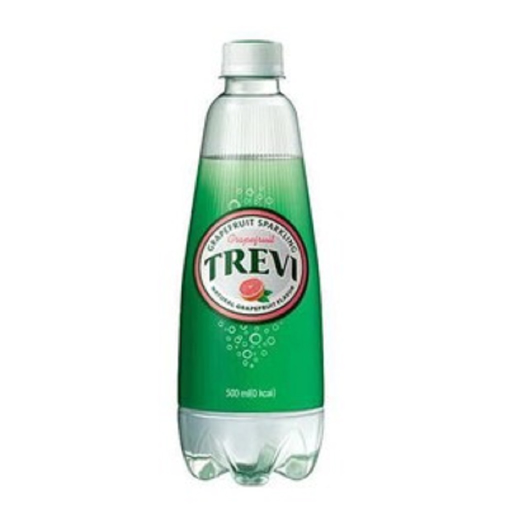 LOTTE Trevi Sparkling Water Lime, Lemon, Grapefruit & Plain 500ml ...