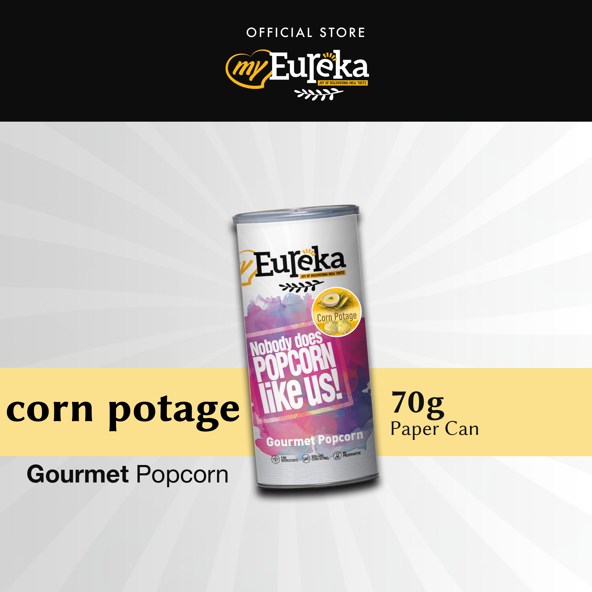 Eureka Popcorn 70g Can | Lazada PH