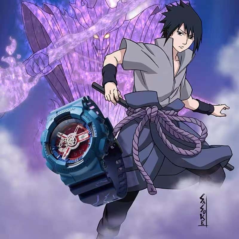 G-SHOCK x Naruto Shippuden Uzumaki Naruto Uchiha Sasuke Co-branded ...