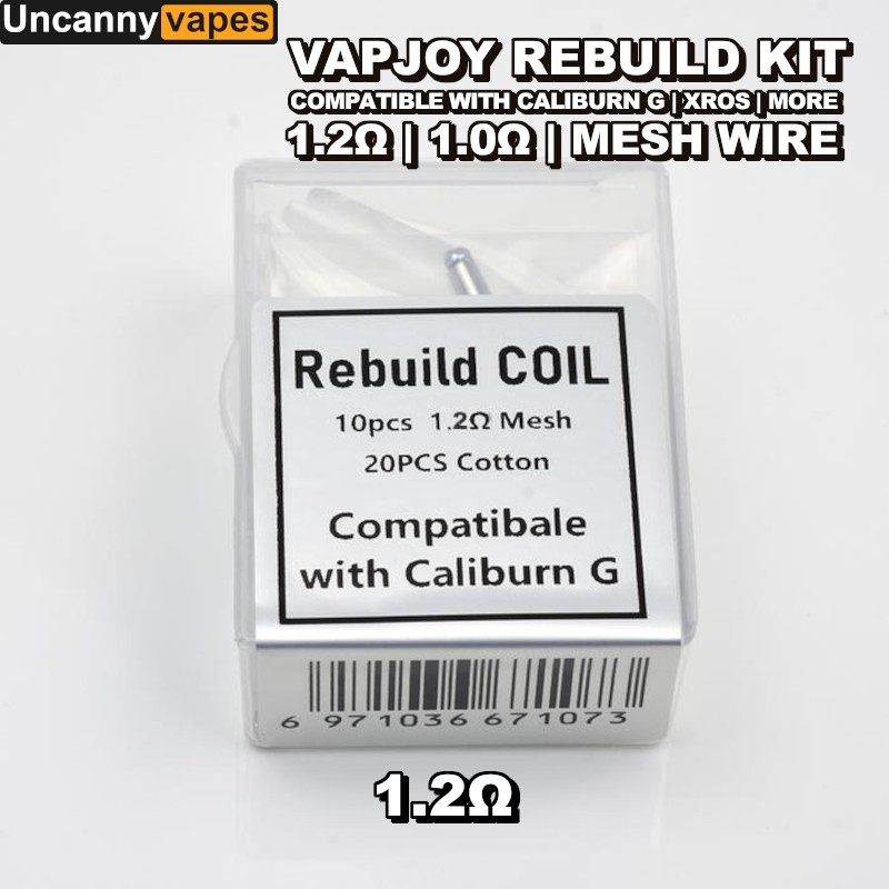 【Hot sale】 Caliburn G/Xros 1.2/1.0 Mesh Coil Rebuild Kit/RBK by Vapjoy ...
