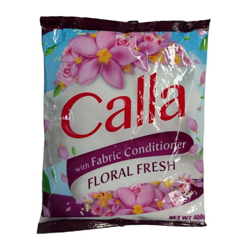 CALLA POWDER WITH FABRIC CONDITIONER FLORAL FRESH 400g | Lazada PH