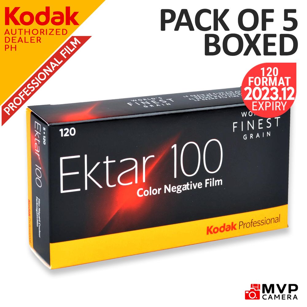 KODAK EKTAR 100 Professional 120 Color Negative Film C41 PROCESS MVP ...