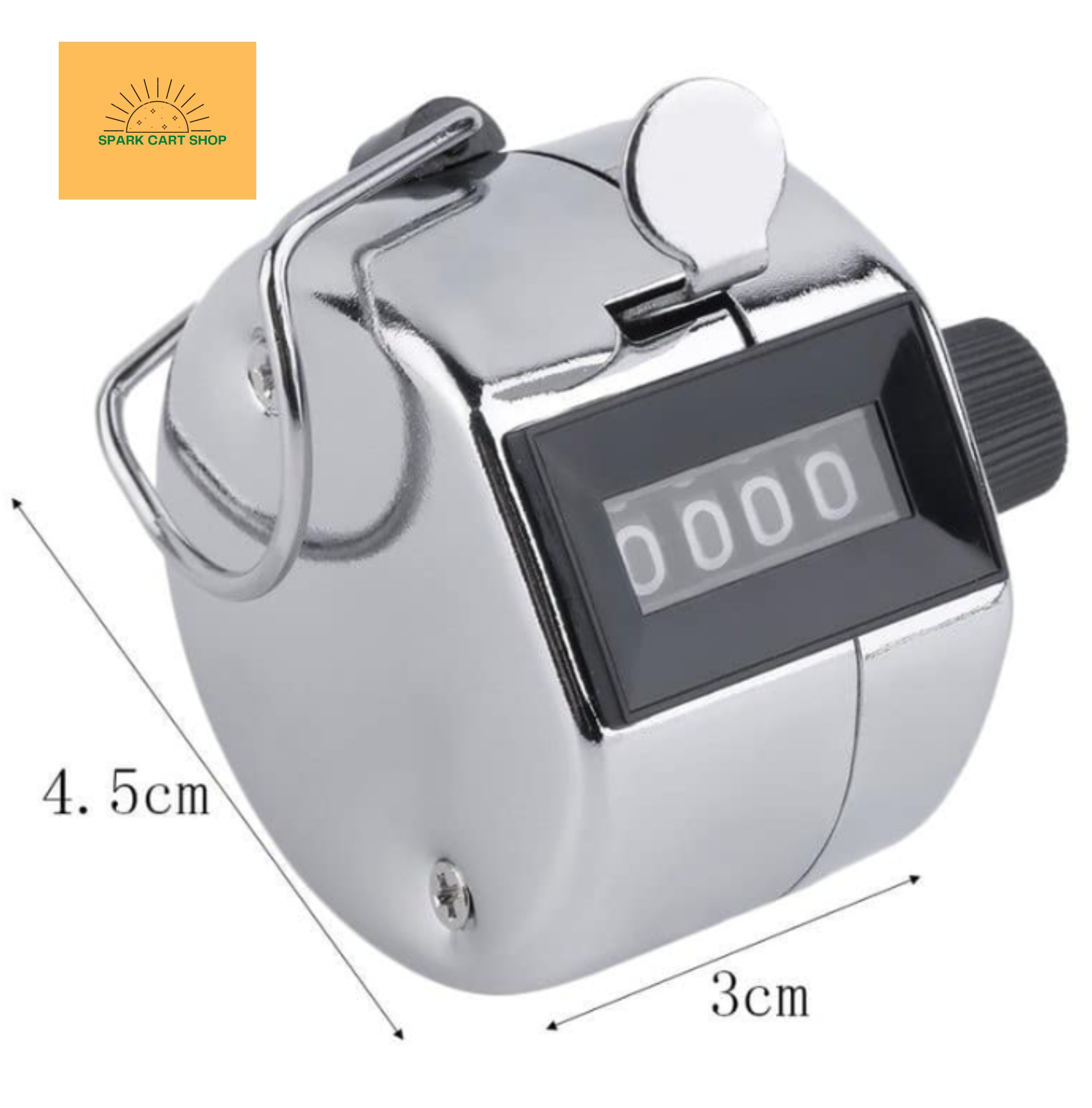Spark Cart Digital Manual Counting Gold Clicker Training Counter 4 ...