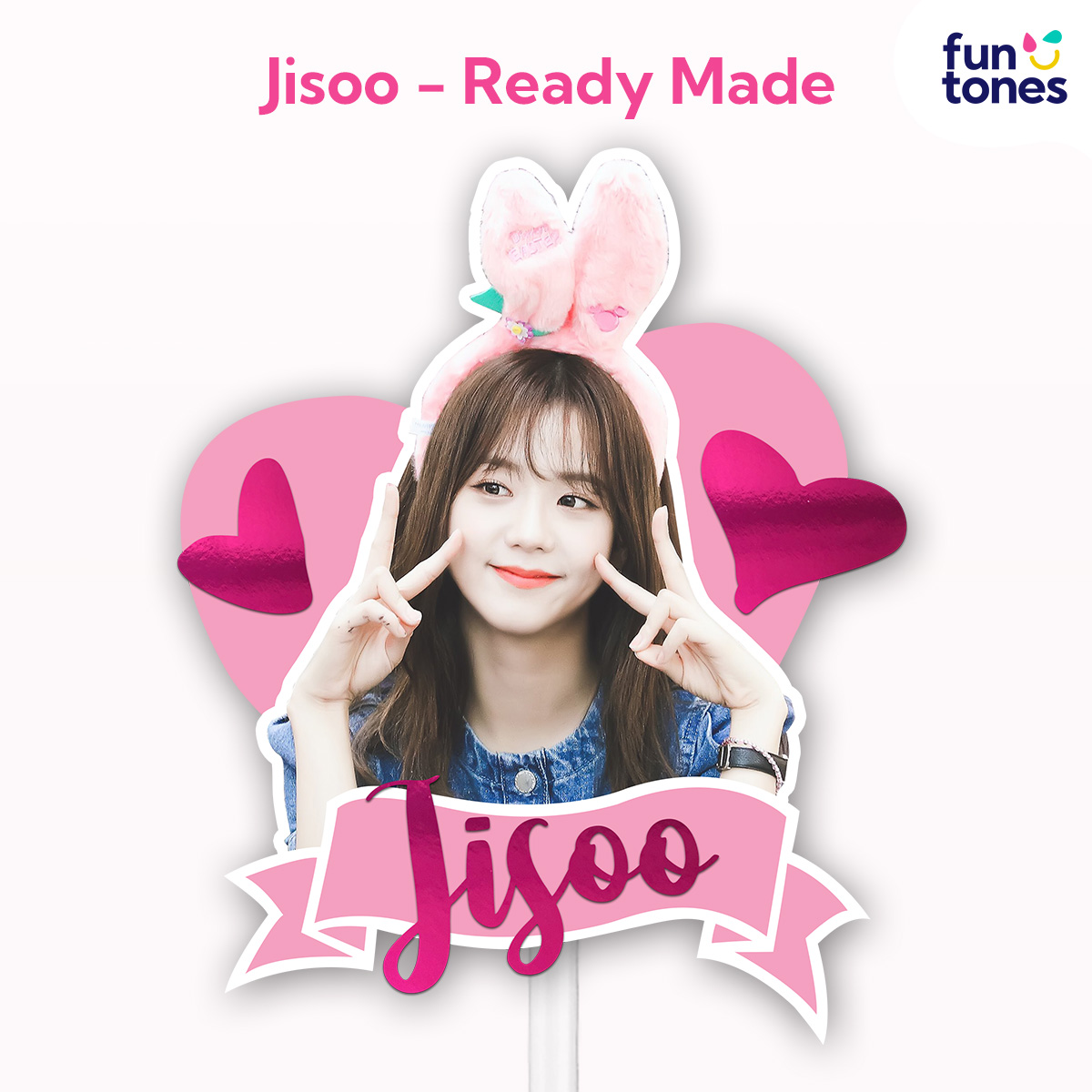 Blackpink Lisa Jennie Jisoo Rose Cake Topper / Customized Cake Topper ...