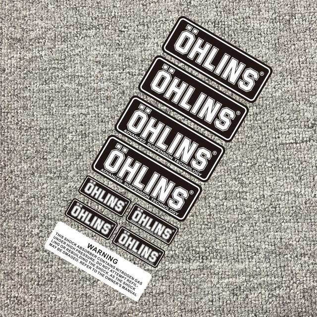 OHLINS Motorcycle Side Strip Bike Helmet Sticker Car Styling Vinyl ...