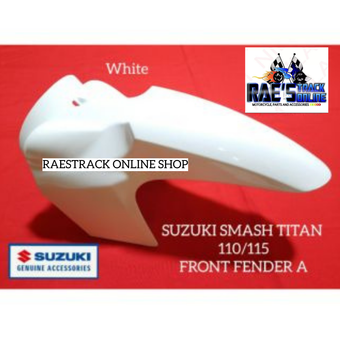 SUZUKI SMASH FRONT FENDER (A) PEARL/IVORY WHITE | Lazada PH
