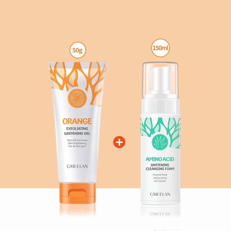 GMEELAN Bleaching Whipped Scrub Facial Body Exfoliating Gel Whitening ...