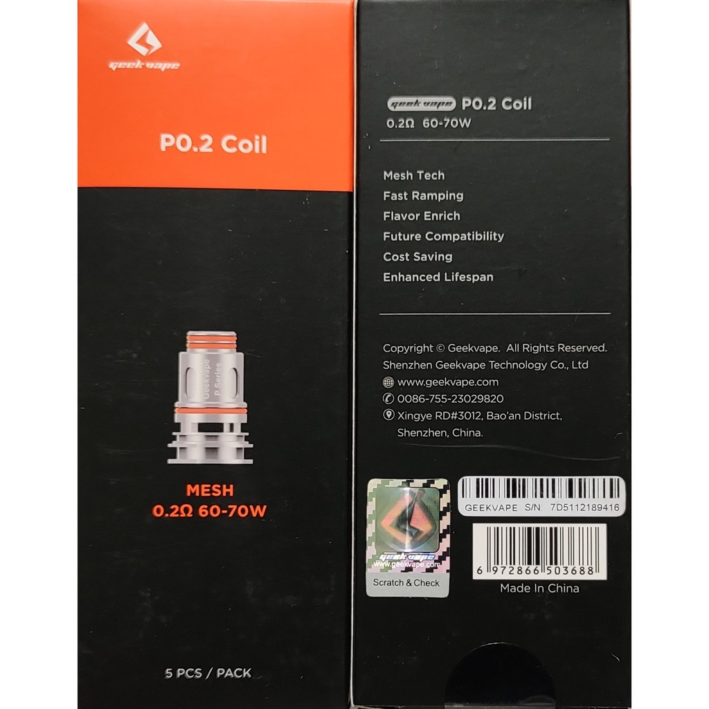 legit geek vape p series p 0.4 p 0.2 coil mesh pack for aegis boost pro ...