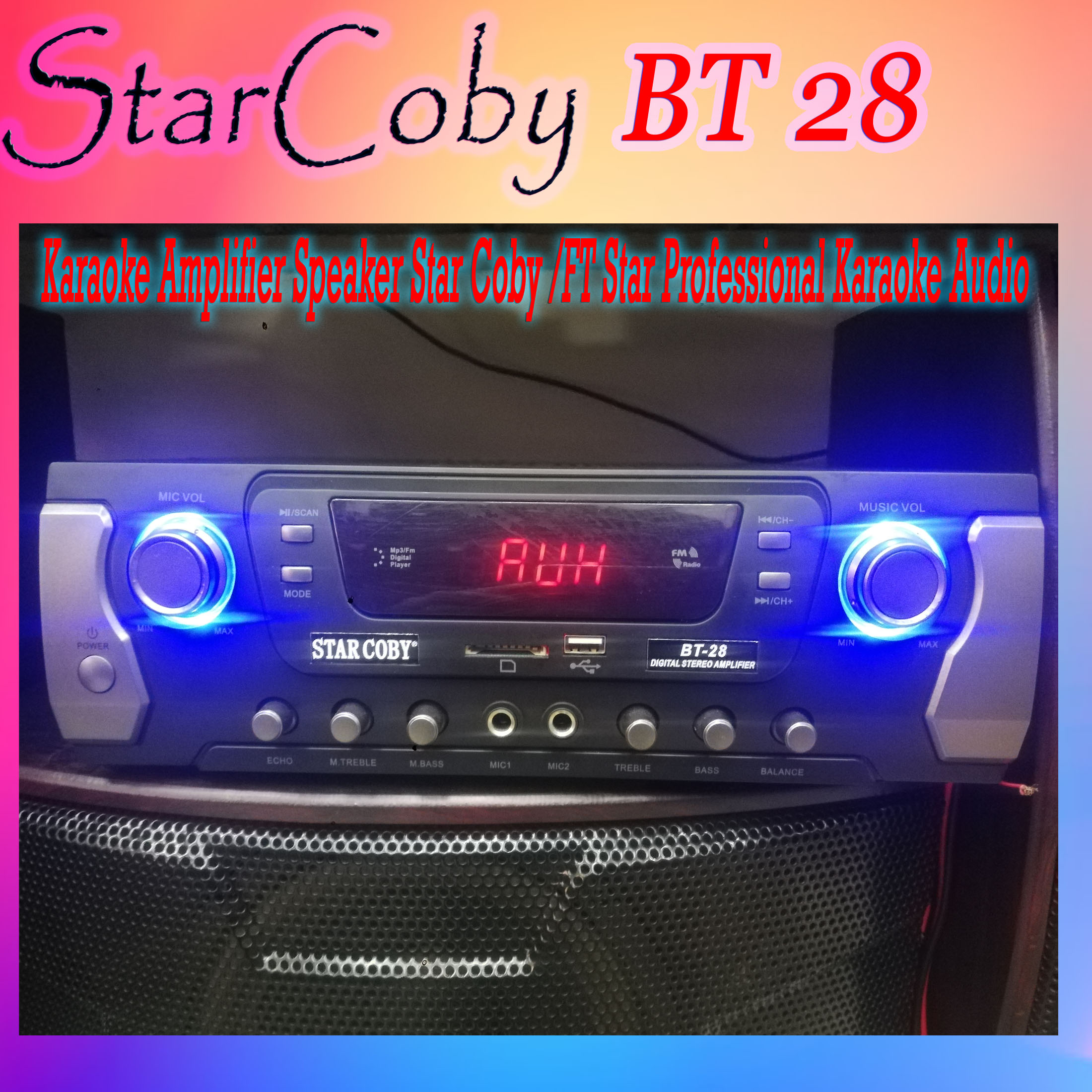 STAR COBY BT-28 300W x2 Bluetooth Amplifier at Speaker | Lazada PH